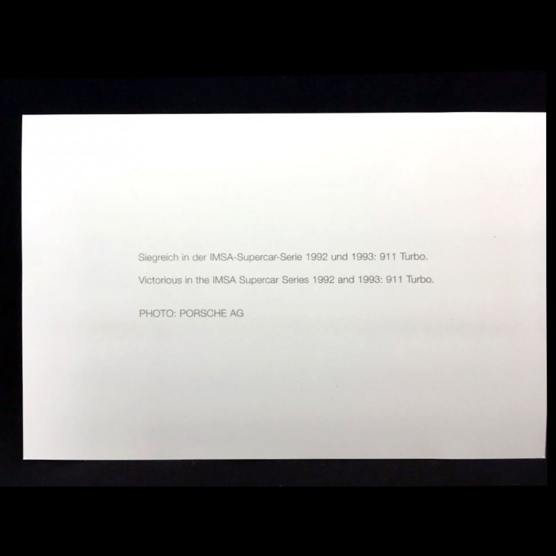 Porsche Foto 911 Turbo n° 58 Brumos Farben