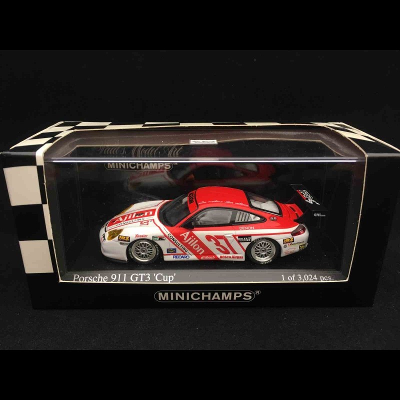 Porsche 911 typ 996 GT3 Cup Daytona 2005 n° 37 Ajilon 1/43 Minichamps ...