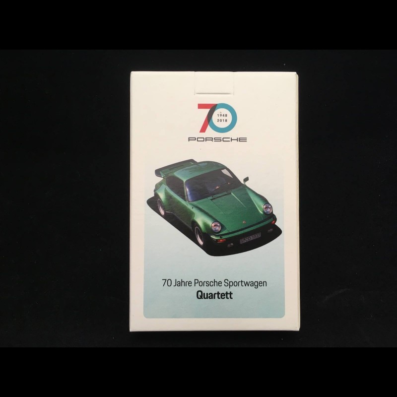 Porsche Quartet Card game Trump game 70 years Porsche 1948 - 2018 ...