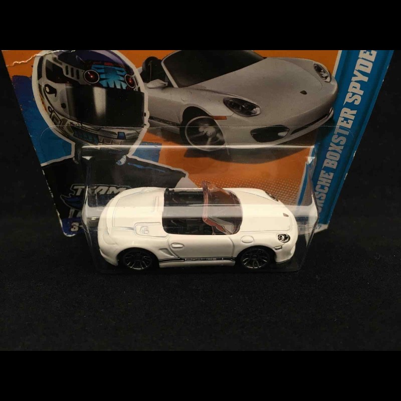 Porsche Boxster Spyder 2012 white 1/72 Hot Wheels
