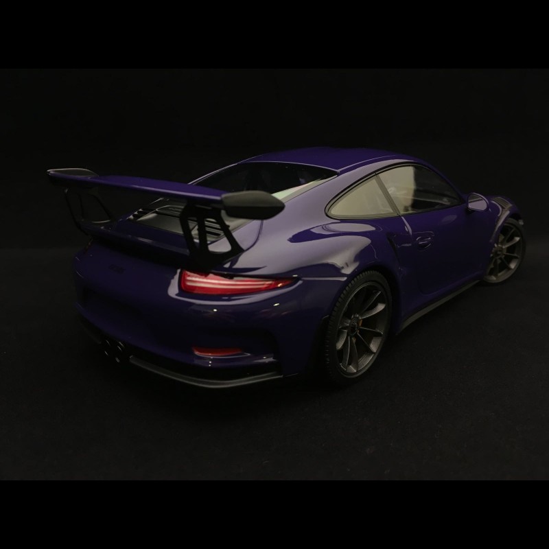 Porsche 911 GT3 RS type 991 phase 1 2015 ultra violet 1/18 Minichamps ...