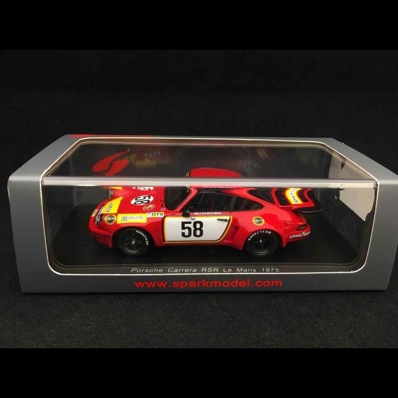 Porsche 911 Carrera RSR n° 58 24h Le Mans 1975 Gelo Racing Team 1/43 ...