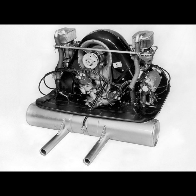 Moteur Porsche 550 type 547 Fuhrmann boxer 4 cylindres 1/3 à monter ...