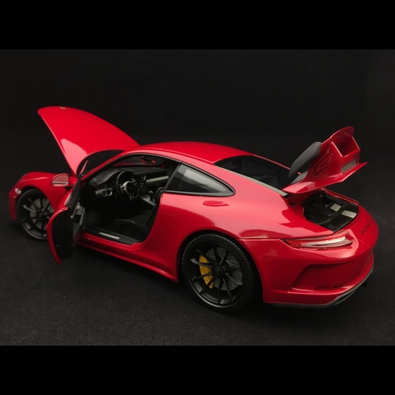 Porsche 911 GT3 type 991 mk II 2018 carmin red 1/18 Minichamps 110067020
