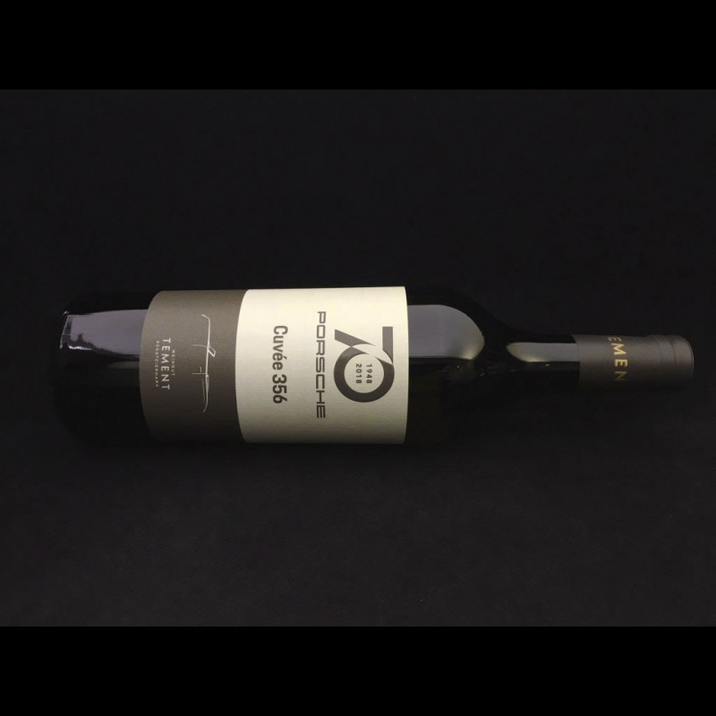 Bottle of wine Porsche 70 years Cuvée 356 2017 Tement Autriche