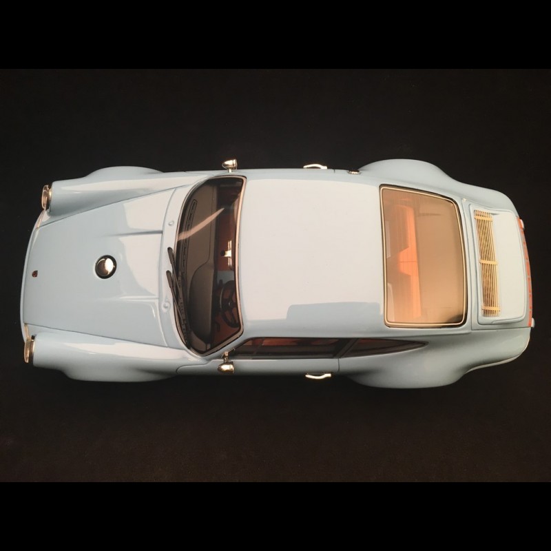 Porsche 911 Singer base 964 2014 Gulf blue / orange 1/18 CMR CMR079