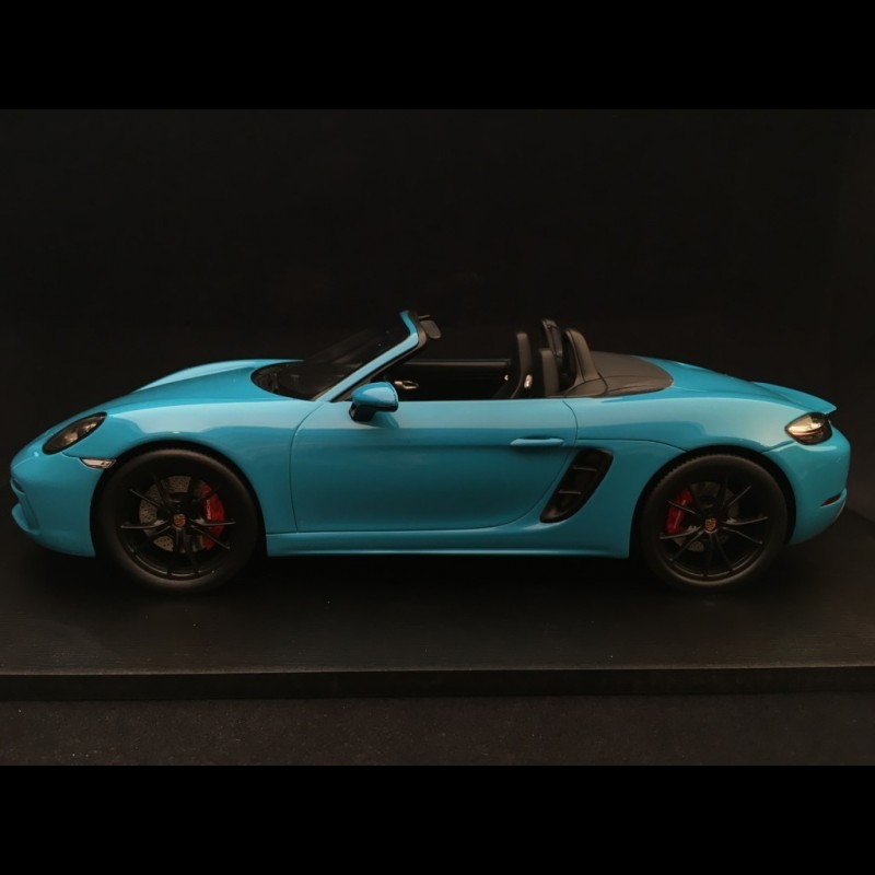 Porsche 718 Boxster S Miami blue 2017 1/18 Spark 18S238