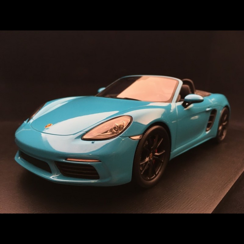 Porsche 718 Boxster S Miami blue 2017 1/18 Spark 18S238