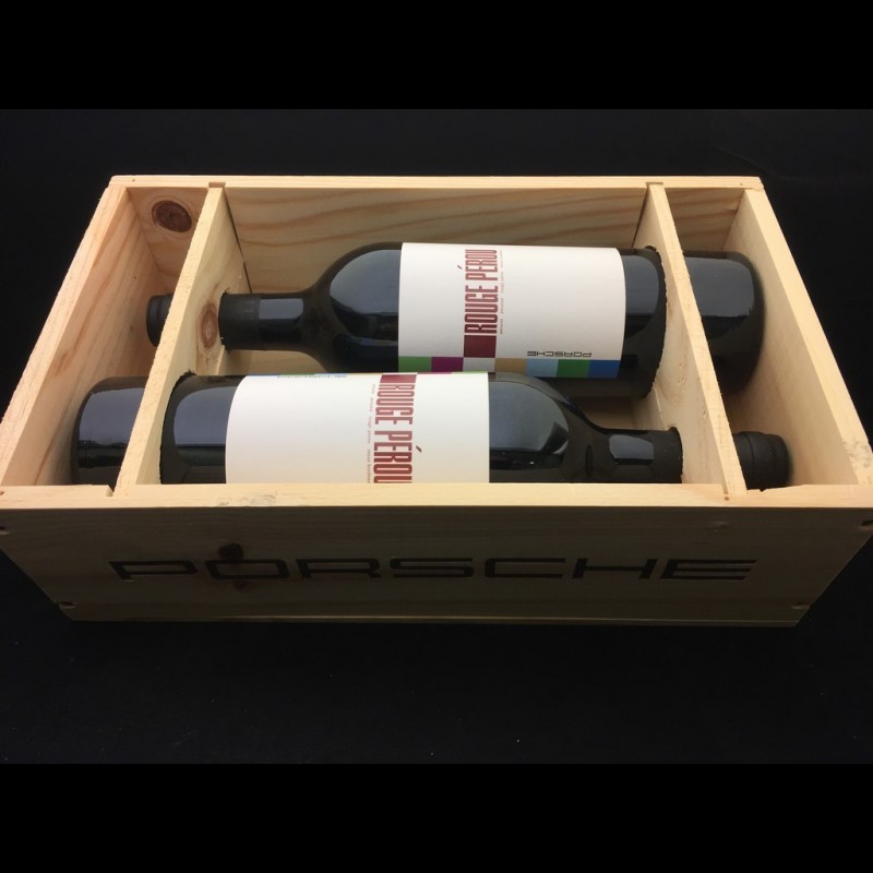 Box of 2 bottles of wine 50 years Porsche 911 Bordeaux Rouge Pérou 2011