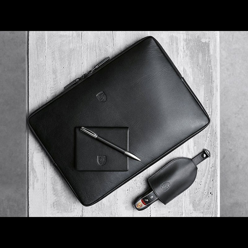 Porsche key pouch black leather WAP0300370K