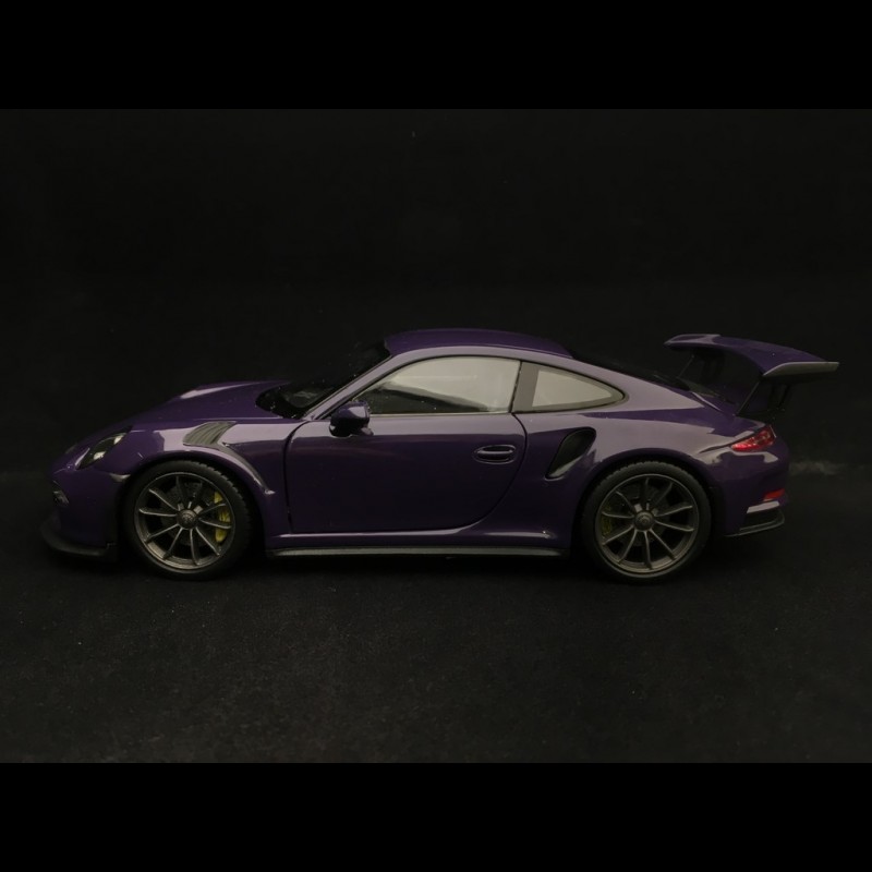 Porsche 911 type 991 GT3 RS 2016 ultra violet 1/24 Welly MAP02485017