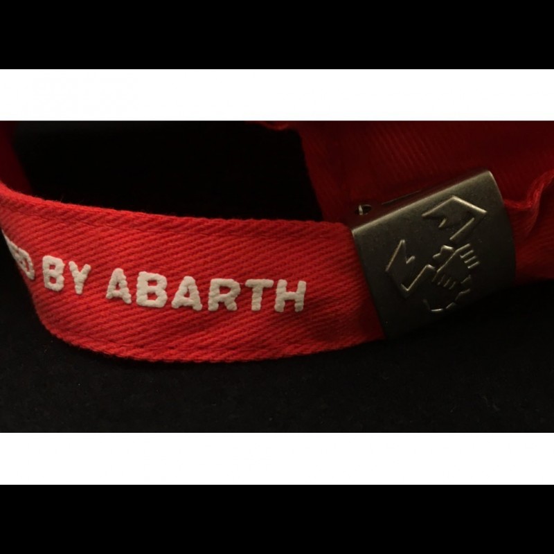 Casquette Abarth License officielle rouge
