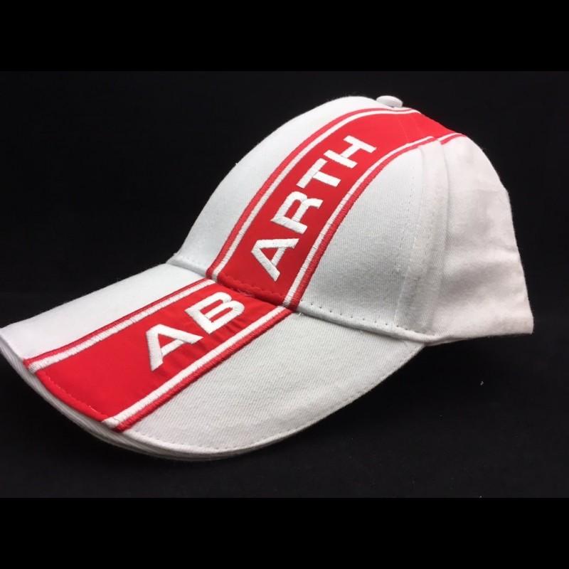 Casquette Abarth License officielle blanche