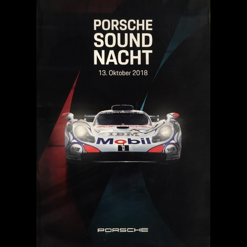 Porsche Sound Nacht 2018 Posters komplett original serie - Selten!