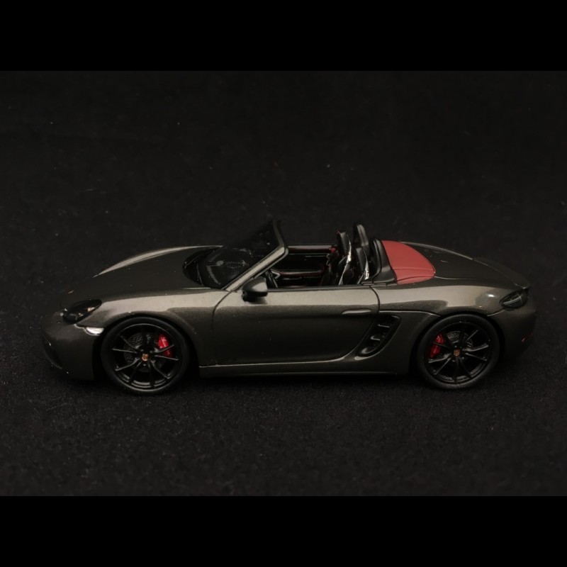 Porsche 718 Boxster GTS type 982 2018 quartz grey 1/43 Spark S7619