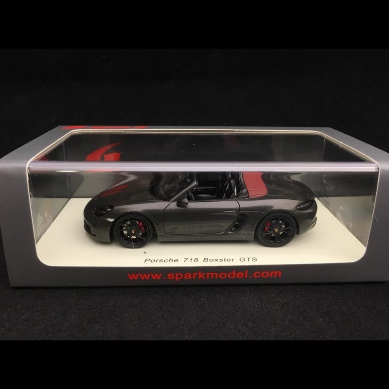 Porsche 718 Boxster GTS type 982 2018 quartz grey 1/43 Spark S7619