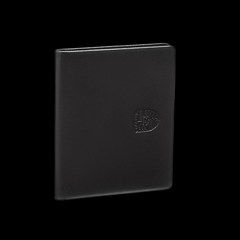 Portefeuille Porsche Porte-cartes cuir noir Ecusson Porsche WAP0300360K