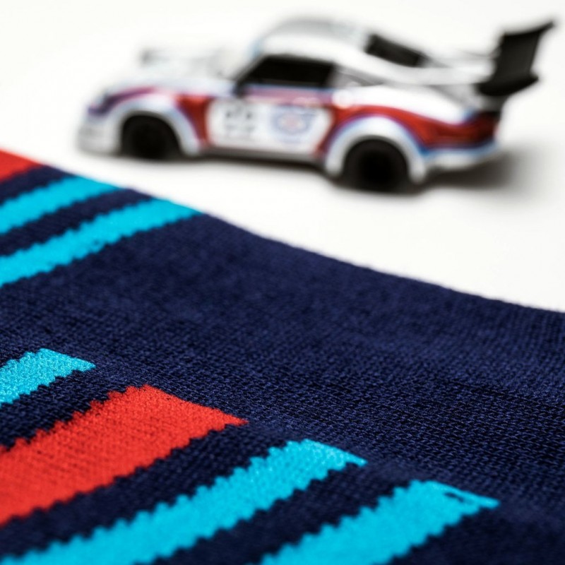 Inspiration Porsche Martini RSR socks blue / red / blue - unisex