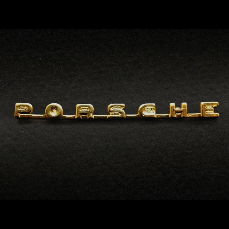 Porsche button gold
