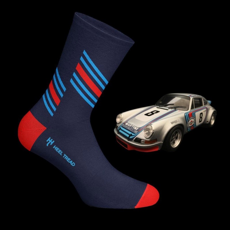 Inspiration Porsche Martini RSR socks blue / red / blue - unisex