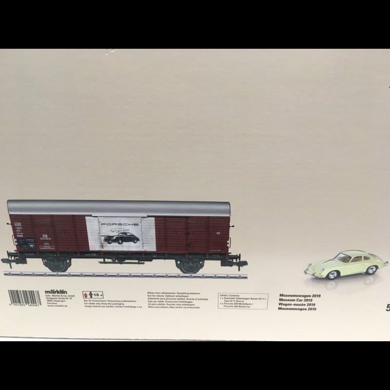 Porsche boxcar DB Gl 11 Porsche 356 50's Special Edition Märklin museum ...
