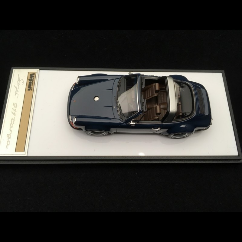 Singer 911 Porsche Targa 964 Navy blue 1/43 Make Up Vision VM135C