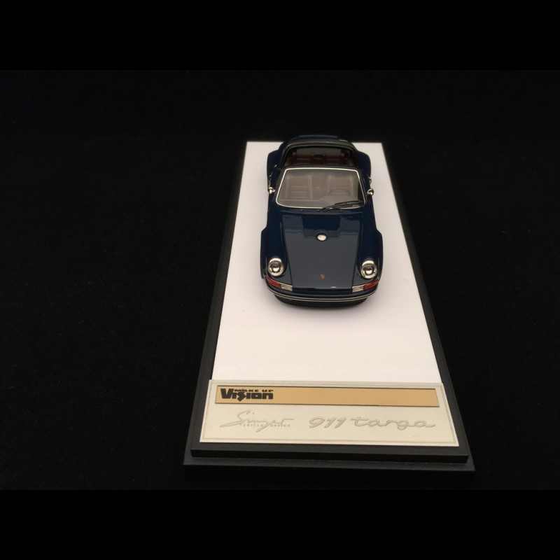 Singer 911 Porsche Targa 964 Navy blue 1/43 Make Up Vision VM135C