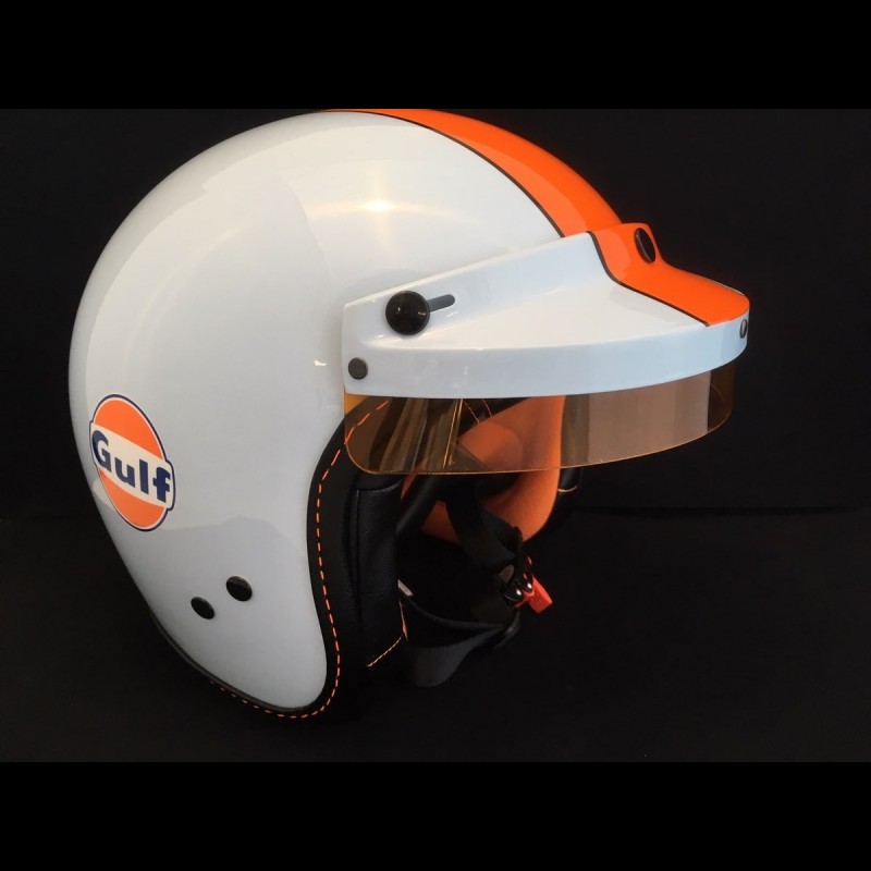 Helmet Gulf celestial blue / orange