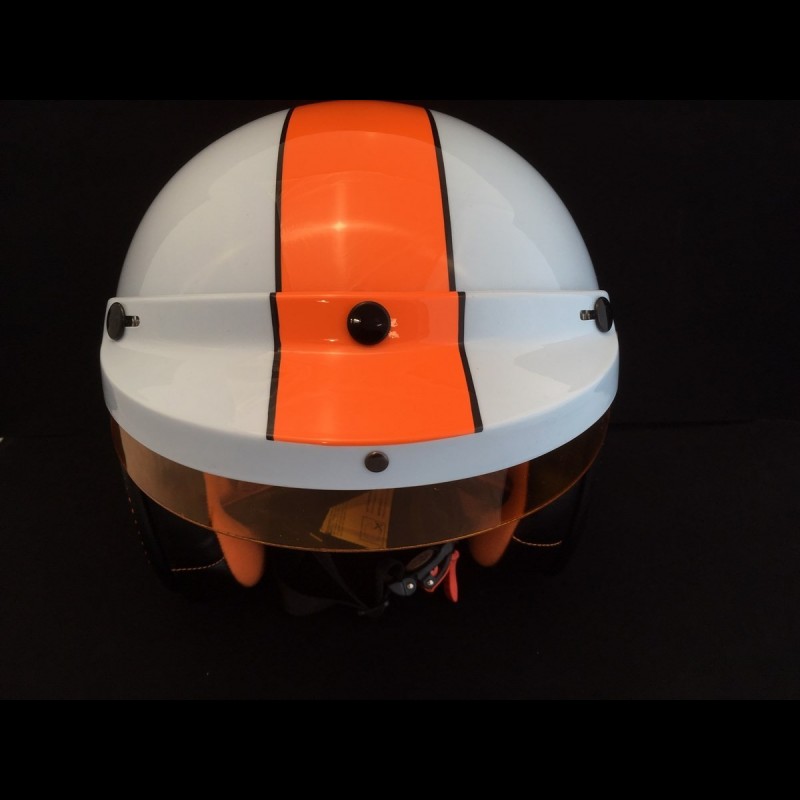 Gulf Helmet celestial blue / orange