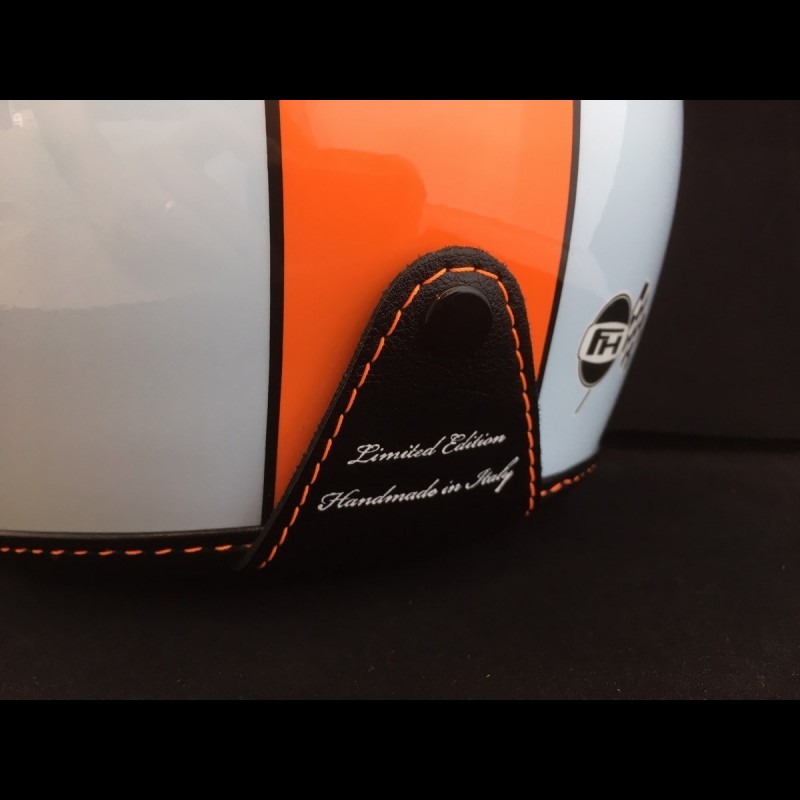 Gulf Helmet celestial blue / orange