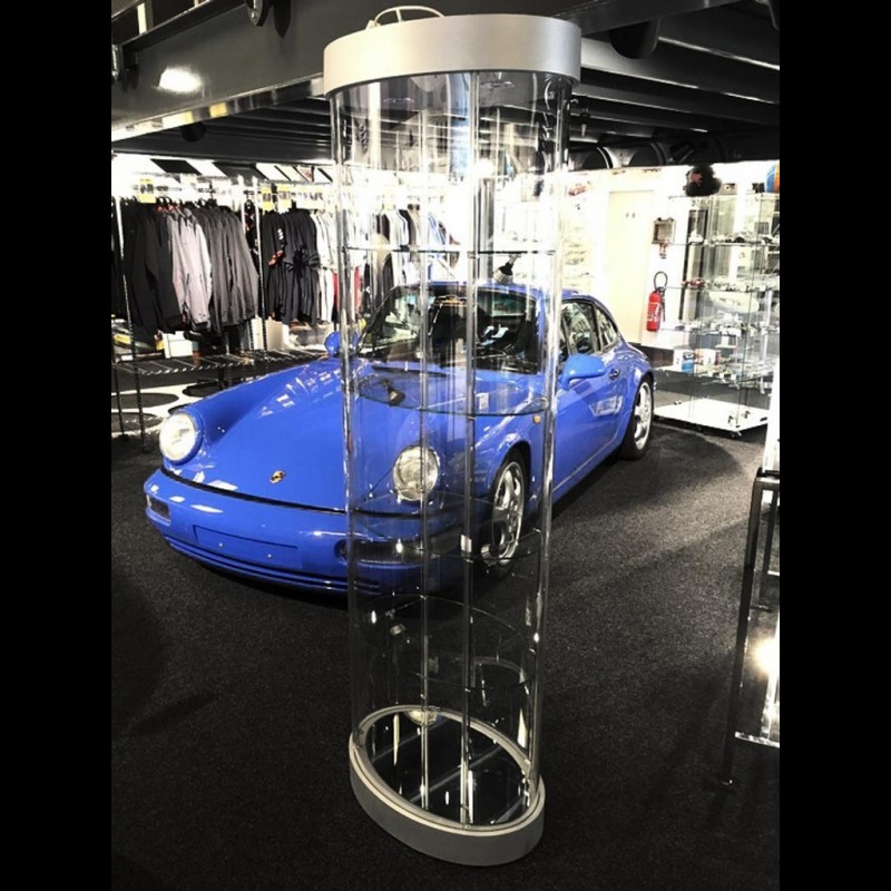 Oval Tempered Glass Display Tower Free Standing specially conceived to ...
