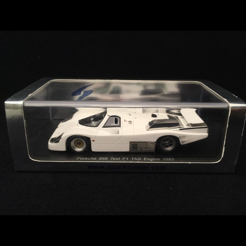 Porsche 956 Motortest F1 1983 TAG Finish line 1/43 Spark S3410