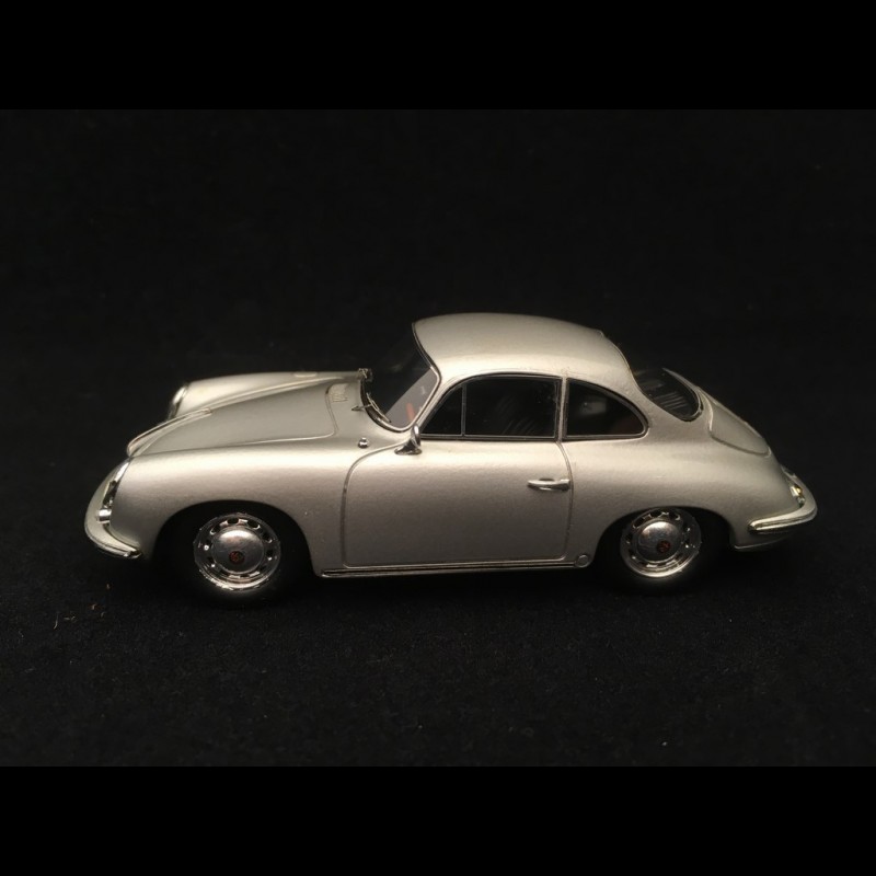 Porsche 356 C Carrera 2 1963 silver grey 1/43 Spark S1370