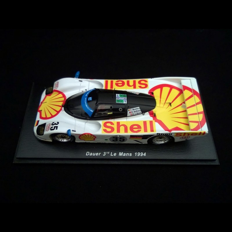 Porsche 962 Dauer n° 35 Shell 3rd 24H Le Mans 1994 1/43 Spark S1900