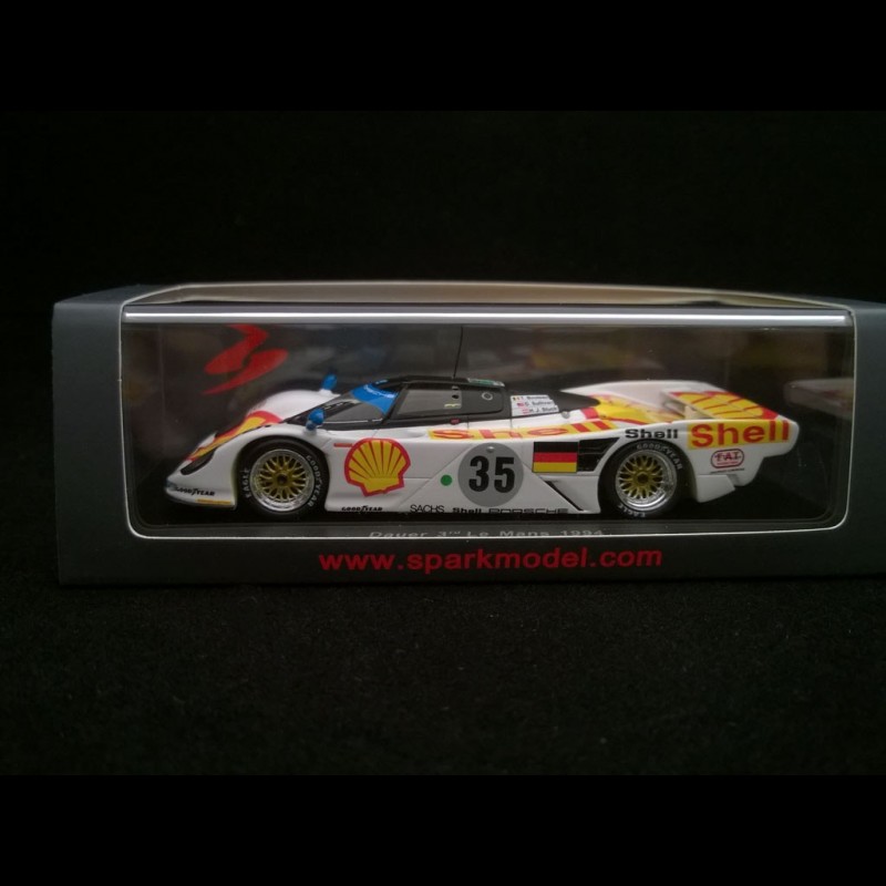 Porsche 962 Dauer n° 35 Shell 3rd 24H Le Mans 1994 1/43 Spark S1900