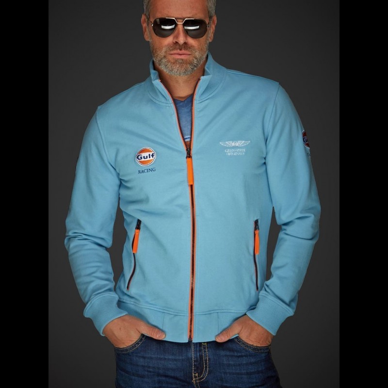 Gulf fleece jacket zipper Collectors Edition Gulf blue - men