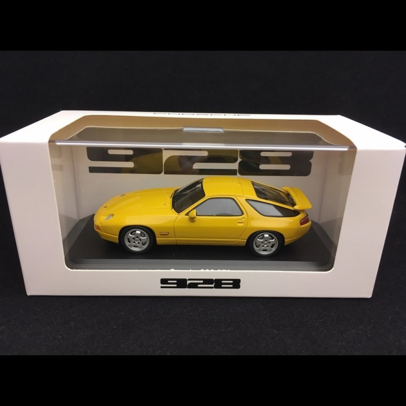 Porsche 928 GTS 1991 speed yellow 1/43 Spark MAP02005217