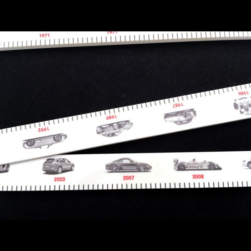 Porsche Meterstick 70 years evolution 1948 - 2018 Porsche Design ...