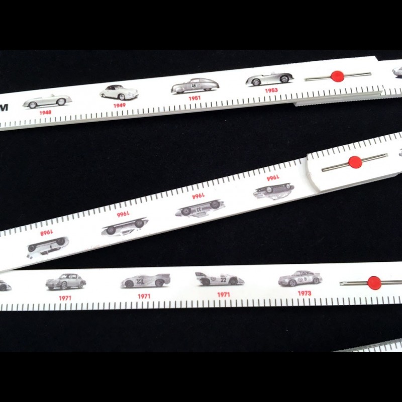 Porsche Meterstick 70 years evolution 1948 - 2018 Porsche Design ...