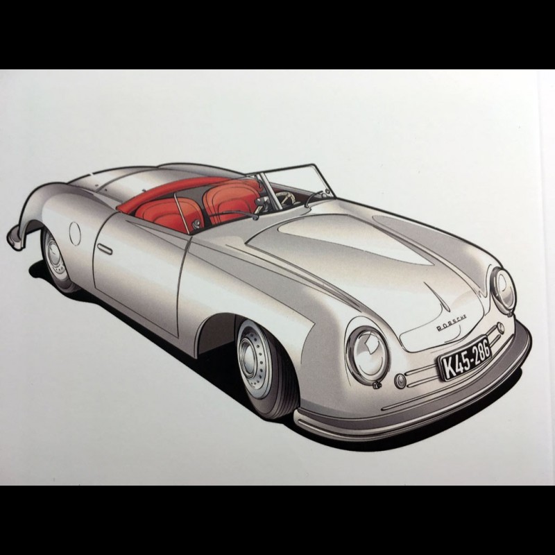 Porsche commemorative stamps 70 years evolution 1948 - 2018Porsche ...