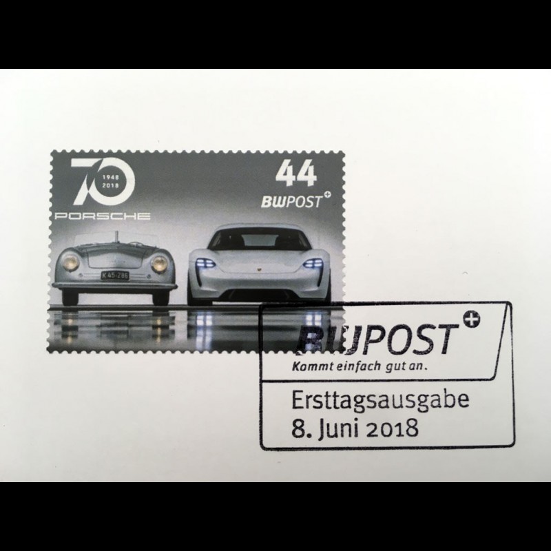 Porsche commemorative stamps 70 years evolution 1948 - 2018Porsche ...