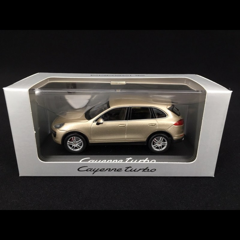 Porsche Cayenne Turbo type 958 2015 palladium beige metallic 1/43 ...