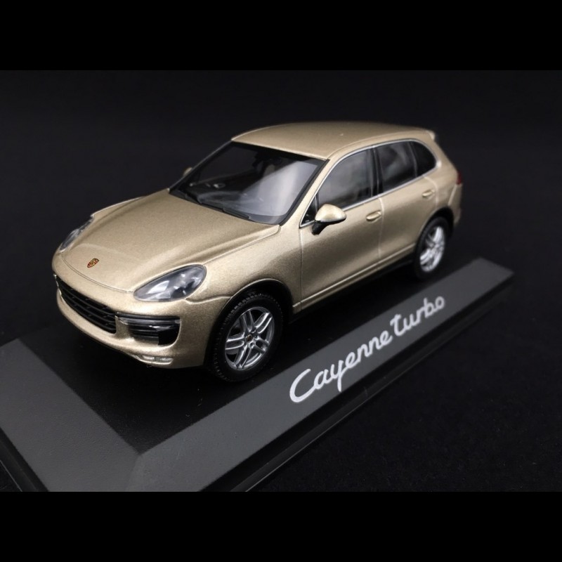 Porsche Cayenne Turbo type 958 2015 palladium beige metallic 1/43 ...