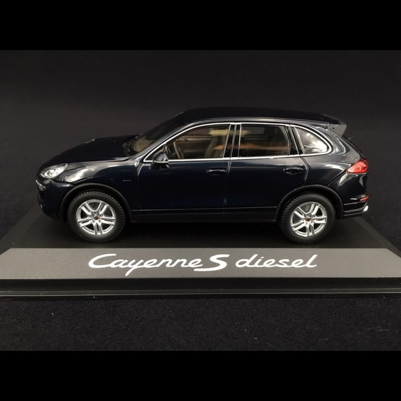 Porsche Cayenne S Diesel type 958 2015 midnight blue metallic 1/43 ...