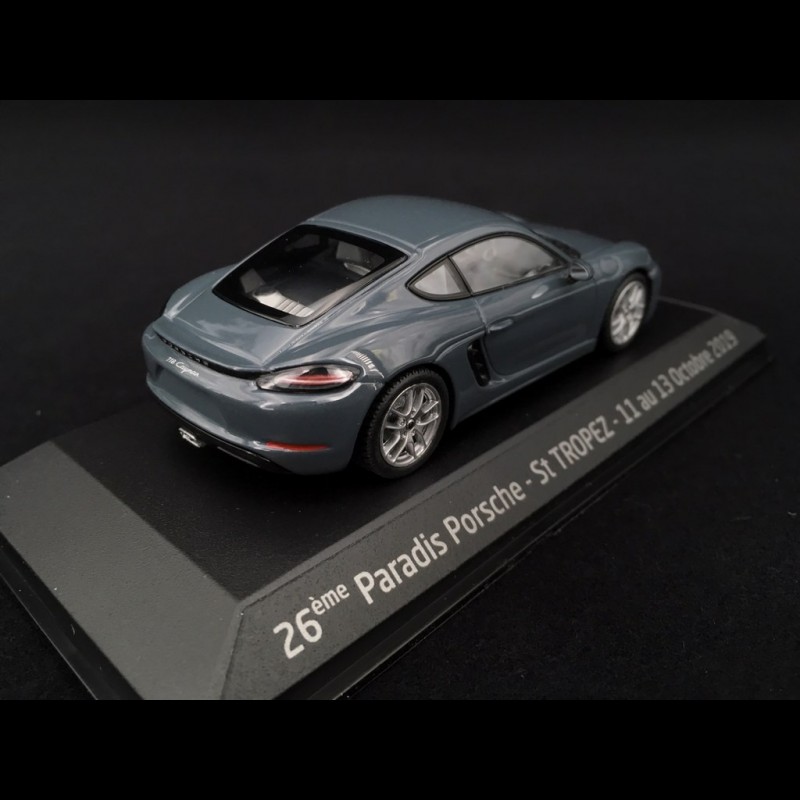 Porsche 718 Cayman 2016 metallic graphite blue Paradis Porsche St ...