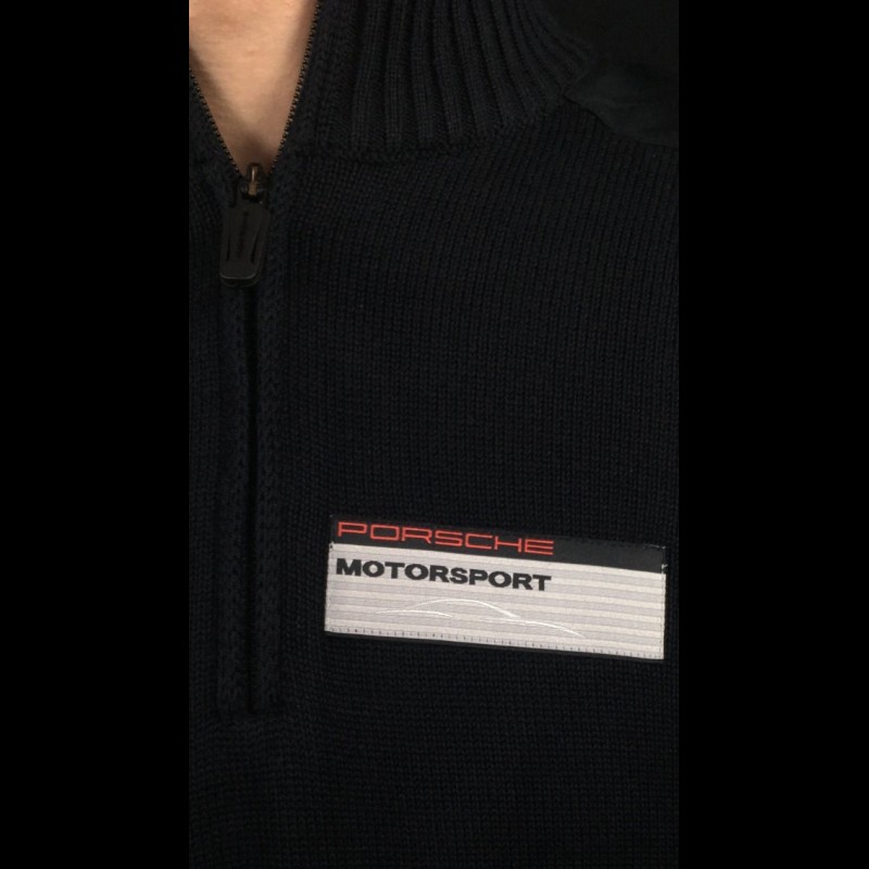 Adidas Knit sweater Porsche Motorsport Cotton blend Black Porsche ...