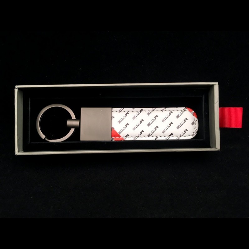 Porsche rare Keychain 911 R white / red WAX01010003