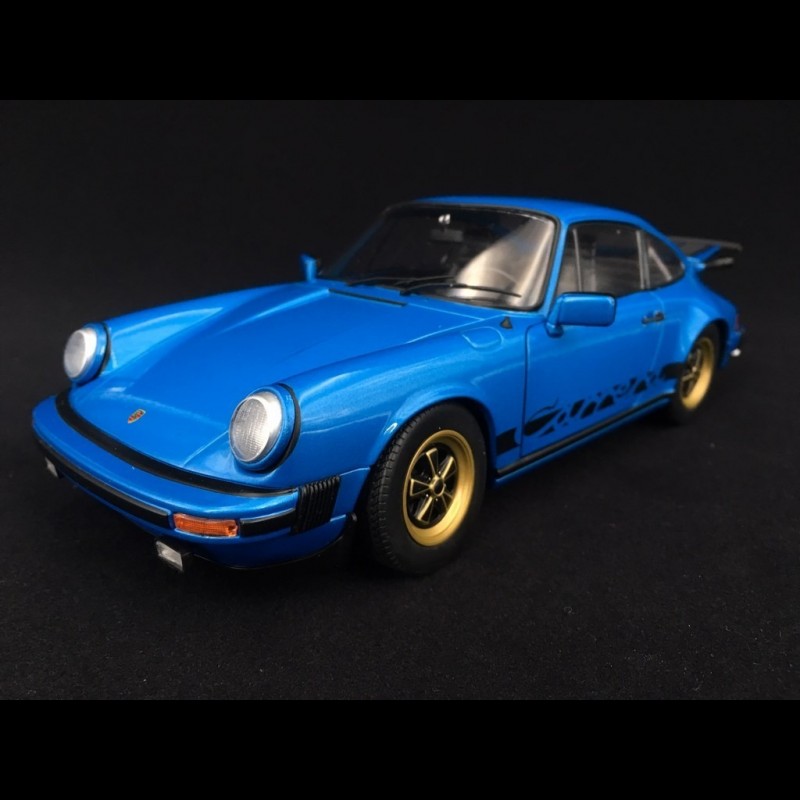 Porsche 911 Carrera 3.0 Coupé 1977 Minerva blue 1/18 Solido S1802601