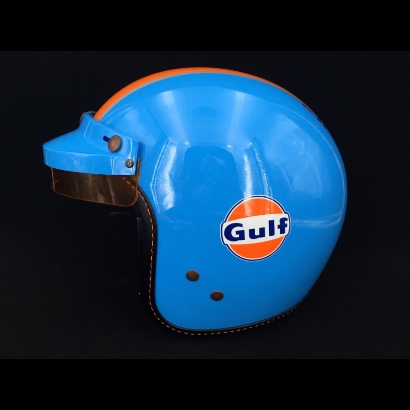 Gulf Pin up Helmet cobalt blue / orange