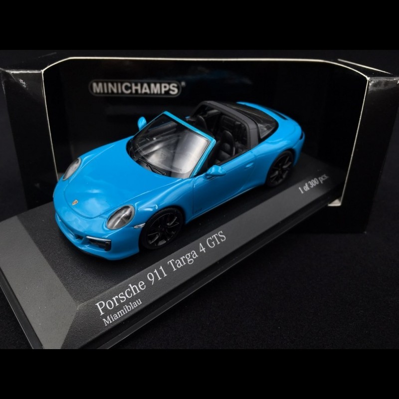 Porsche 911 type 991 Phase II Targa 4 GTS 2016 Miami blue 1/43 ...